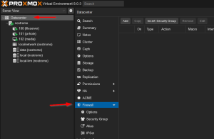 Proxmox Firewall – Natural Born Coder